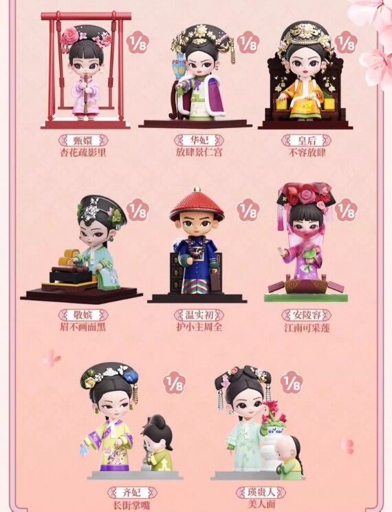 KOITAKE Empresses in the Palace Series 3 Blind Box Figure Full Set 8 ...