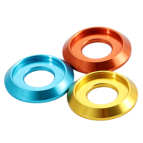 Aluminum Alloy Pan Button Head Washers Gasket M5,6,8 Anodized Screw ...