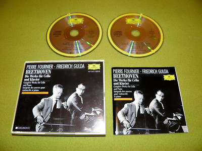 Beethoven Complete Works For Cello & Piano - Gulda / Fournier DGG Box ...