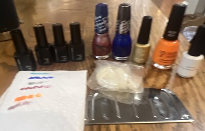 *USED* 11 Piece Nail Polish And Nails Lot | eBay