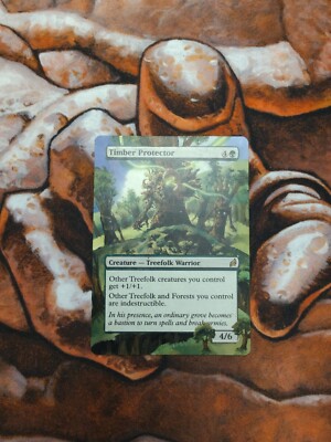 Magic the Gathering Timber Protector Hand Painted Unique Custom MTG ...
