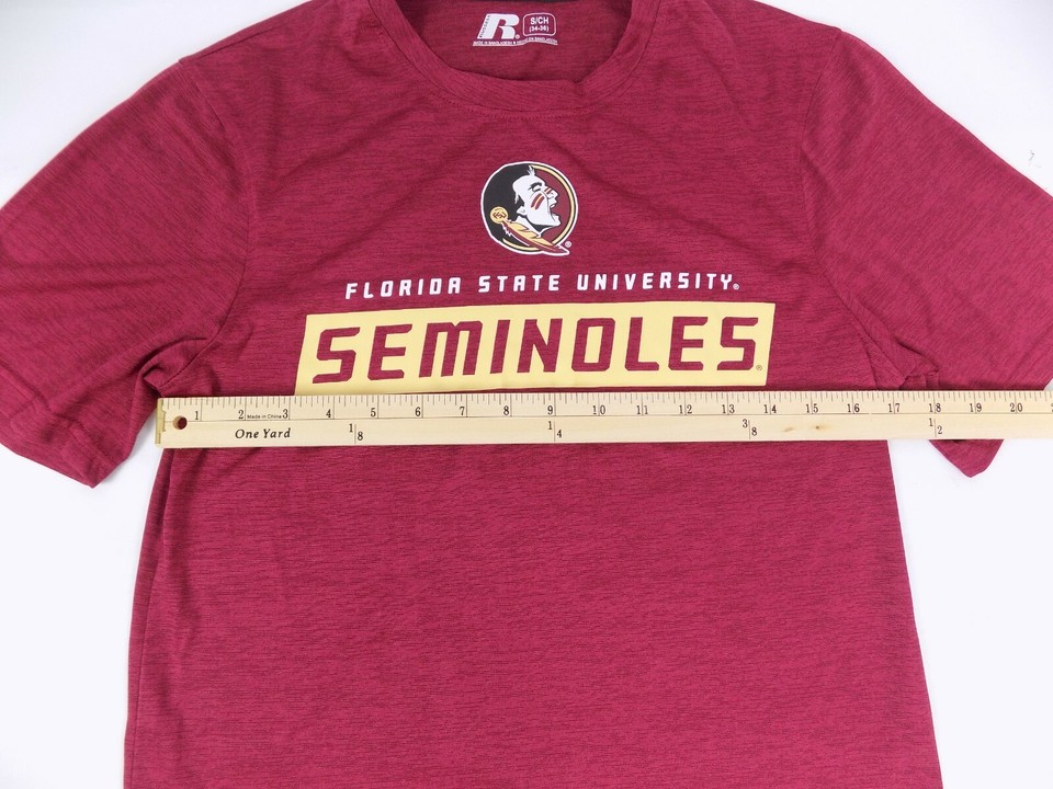 Florida State Seminoles Russell Athletic Shirt FSU Lightweight Red Sz ...