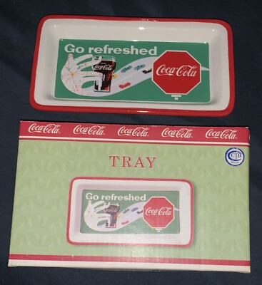 COCA - COLA GO REFRESHED CERAMIC TRAY NEW IN BOX | eBay