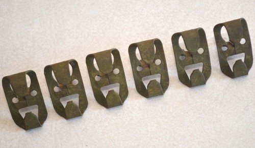 NOS 1959-1972 Ford Fuel & Brake Line Frame Clips (x6), 1961-1972 ...