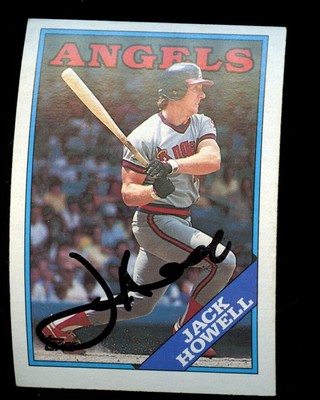 1988 Topps #631 Jack Howell California Angels Auto Signed Autograph IP ...