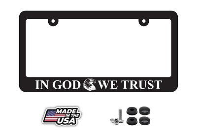 In God We Trust License Plate Frame - 2A Second Amendment | eBay