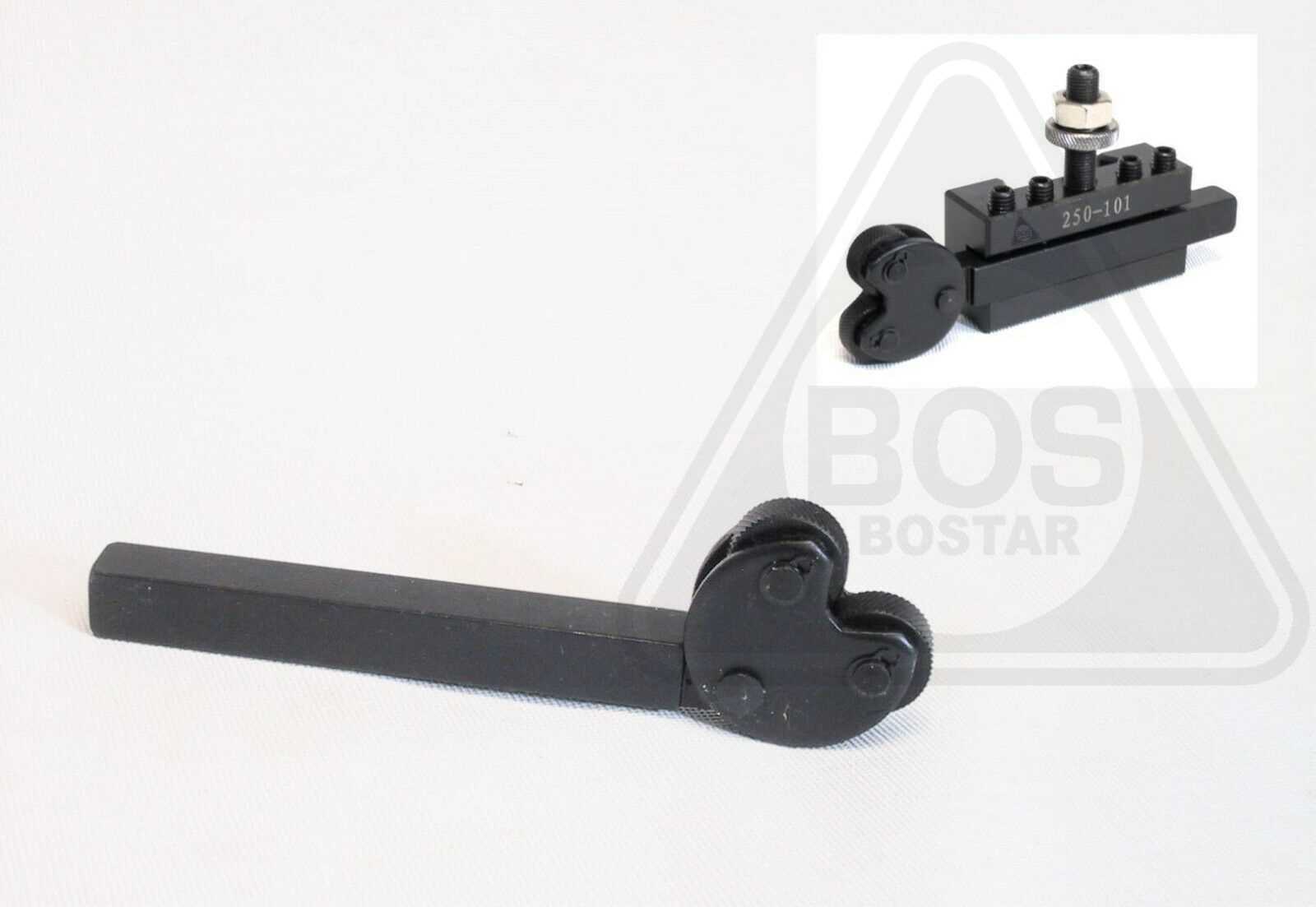 BOSTAR AXA 250-111 Wedge Type Tool Post Tool Holder Set for Lathe 6-12 ...