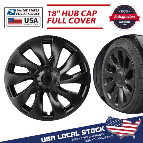 1PCS Hubcap Set for Tesla Model 3 18inch Blade Wheel Cover Hubcap Full ...