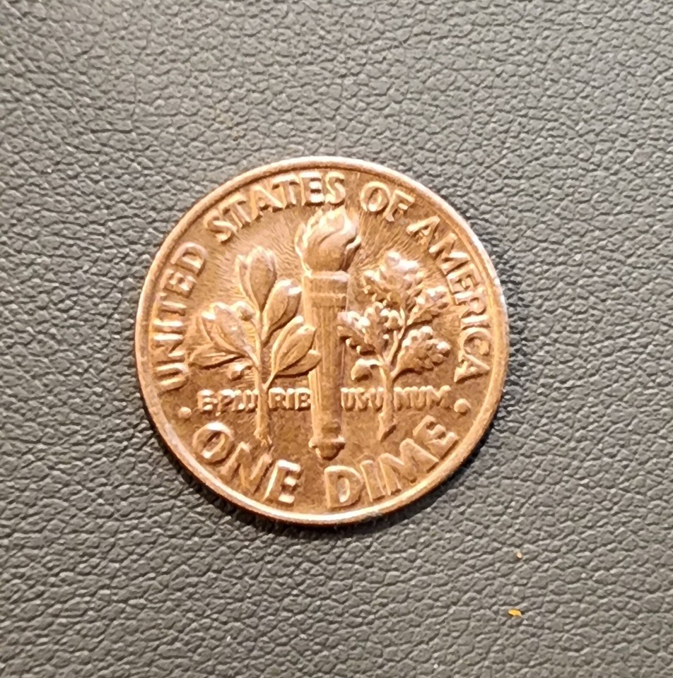 1986 P Roosevelt Dime. Fat Lettered, Obverse & Reverse Clad Errors ...