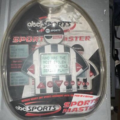 NEW Excalibur ABC Sports Master Electronic Handheld Trivia Game | eBay