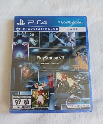 PlayStation VR Demo Disc 2.0 (Sony PlayStation 4, PS4, 2017) Sealed NIB ...