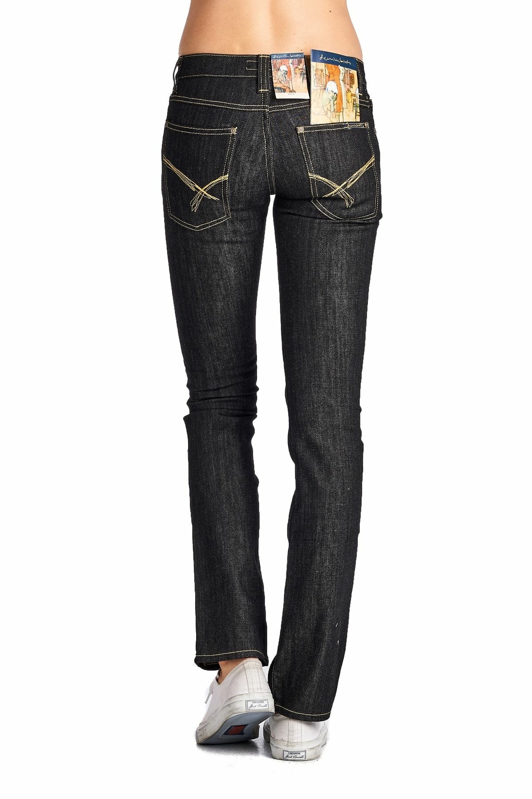 NEW DENIMBIRDS BY NUDIE WOMEN'S JEANS BIRDS TIGHT FIT IN DRY BLACK ...