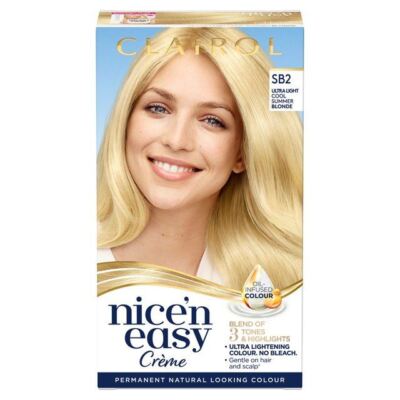 Clairol Nice n Easy Hair Dye Ultralight Cool Summer Blonde S2 | eBay