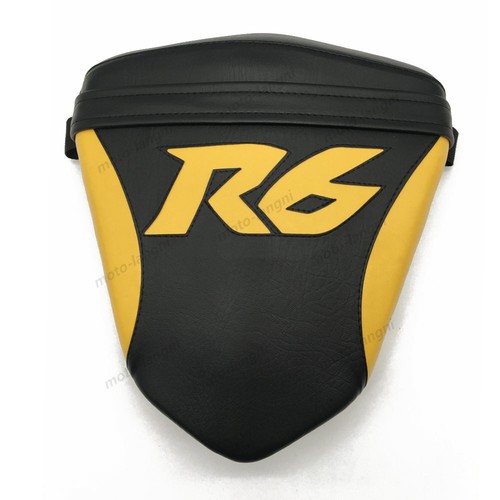 For Yamaha YZF-R6 2006-2007 Black+Yellow Motorcycle Rear Seat Passenger ...