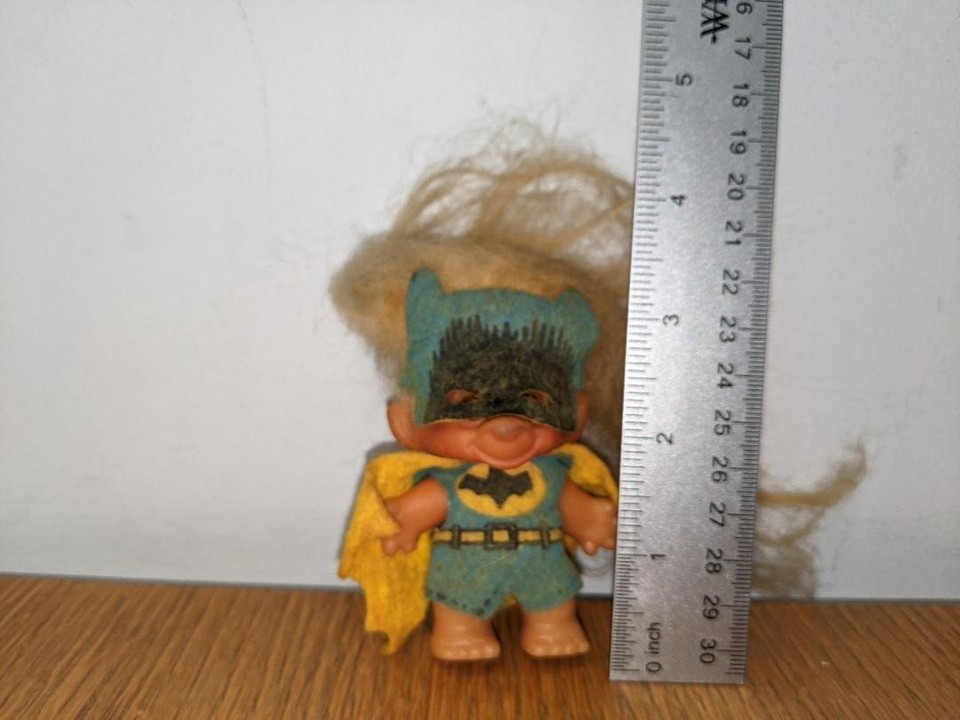 3" 1966 Ideal Batman Troll doll Wishnik Uneeda Batcave Playset rare ...