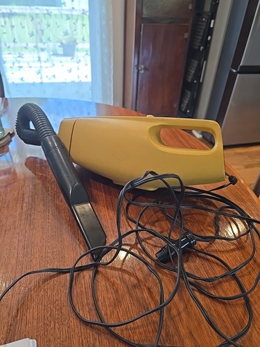 Vintage Jc Penney Dust Buster Style Car Vac Harvest Gold With ...