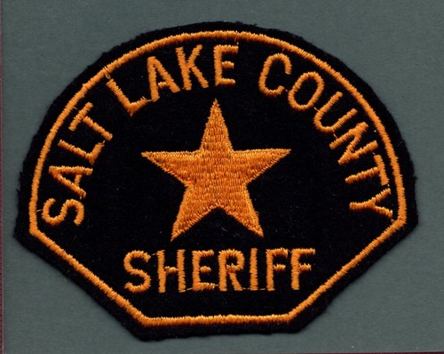 Salt Lake County Utah Sheriff Police Patch - Vintage Felt | eBay