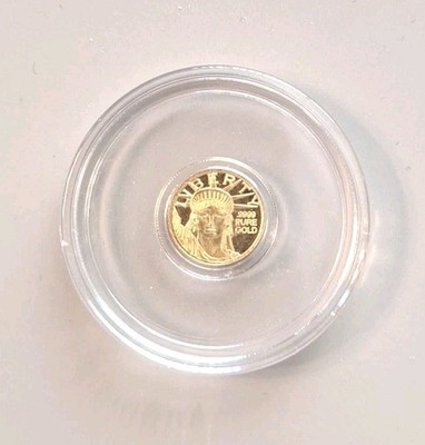 🇺🇸 Lady Liberty 1/100 oz .9999 Pure Gold Round – Fine Gold Collectible ...