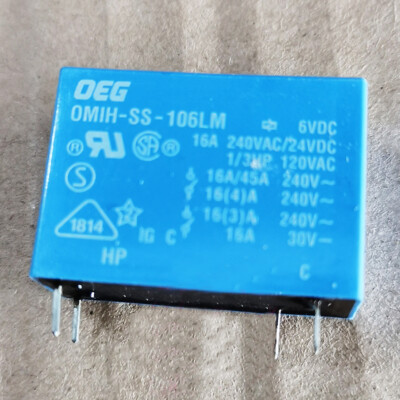 1PC OEG Relay OMIH-SS-106LM 6VDC Power Relay 4Pins | eBay UK