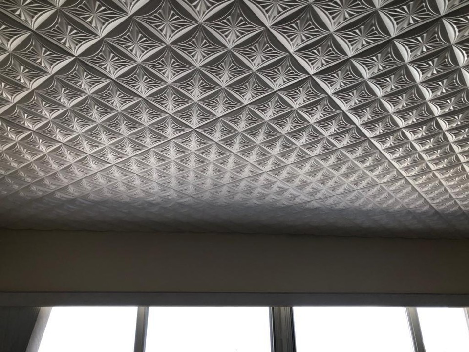 ANTIQUE PAINTED STYROFOAM TIN LOOK CEILING TILES 20x20 DIFFERENT COLORS ...