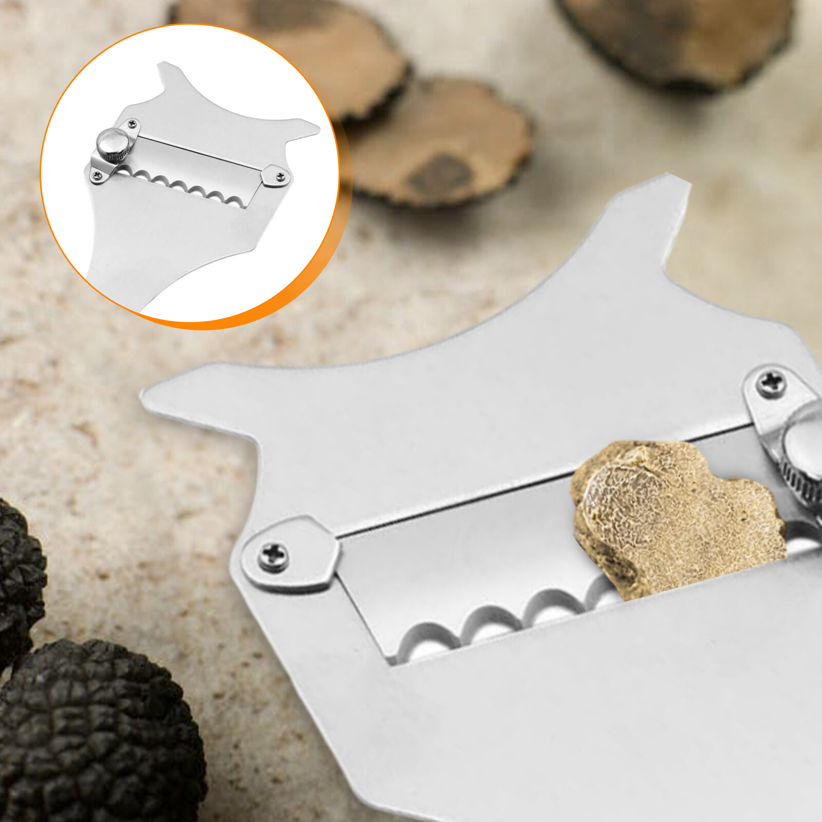 Easy To And Clean Compact Stainless Steel Truffle Knife Silver Made ...
