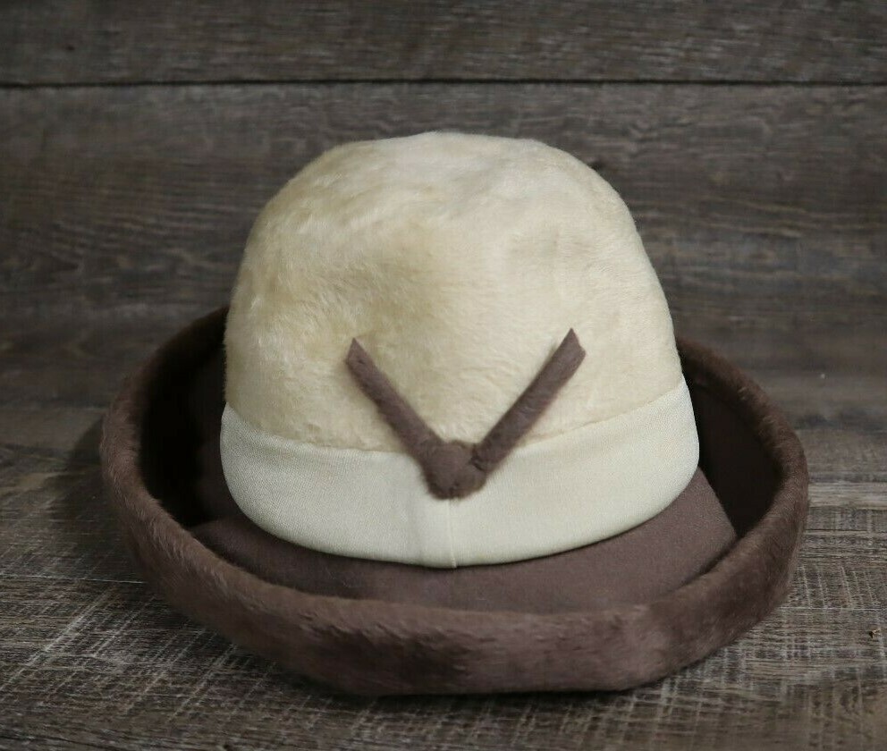 Vintage Angel Designs Empress Woman's Hat Tan Brown R… - Gem