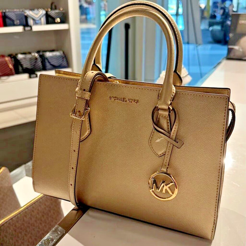 Michael Kors Sheila Medium Center Zip Crossbody Satchel Handbag Purse ...