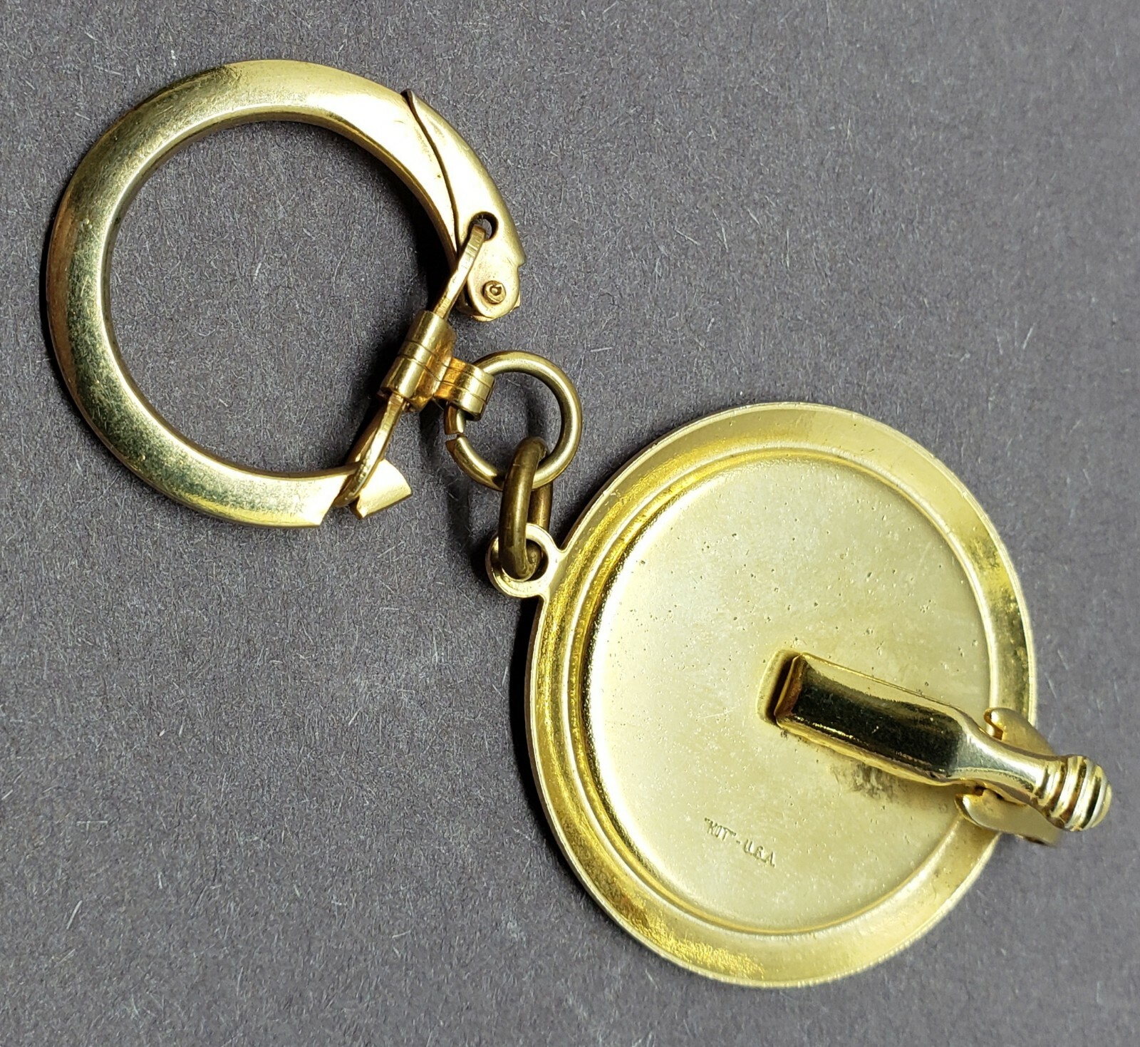 VINTAGE FRANKLIN BANK & TRUST CO KEY FOB FRANKLIN INDIANA KEY CHAIN BEN ...