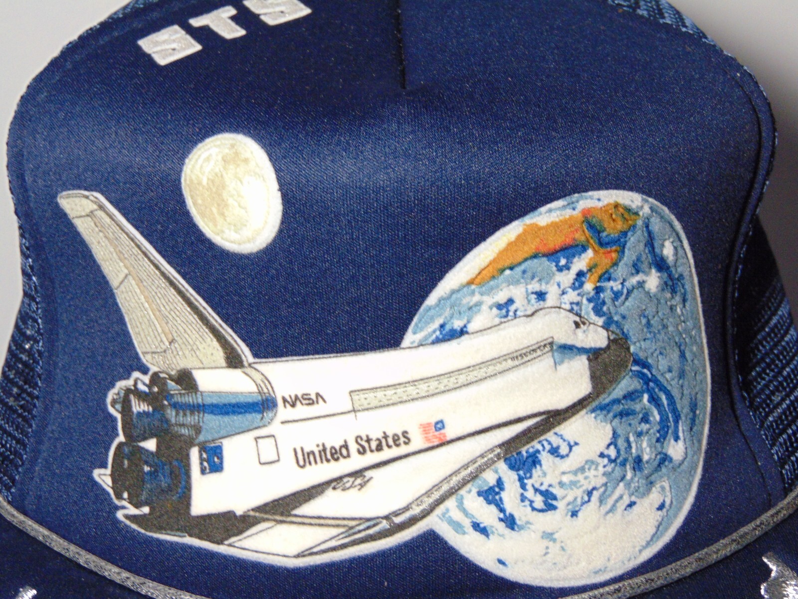 1980s Old Vintage NASA Space Shuttle STS Space Graphi… - Gem