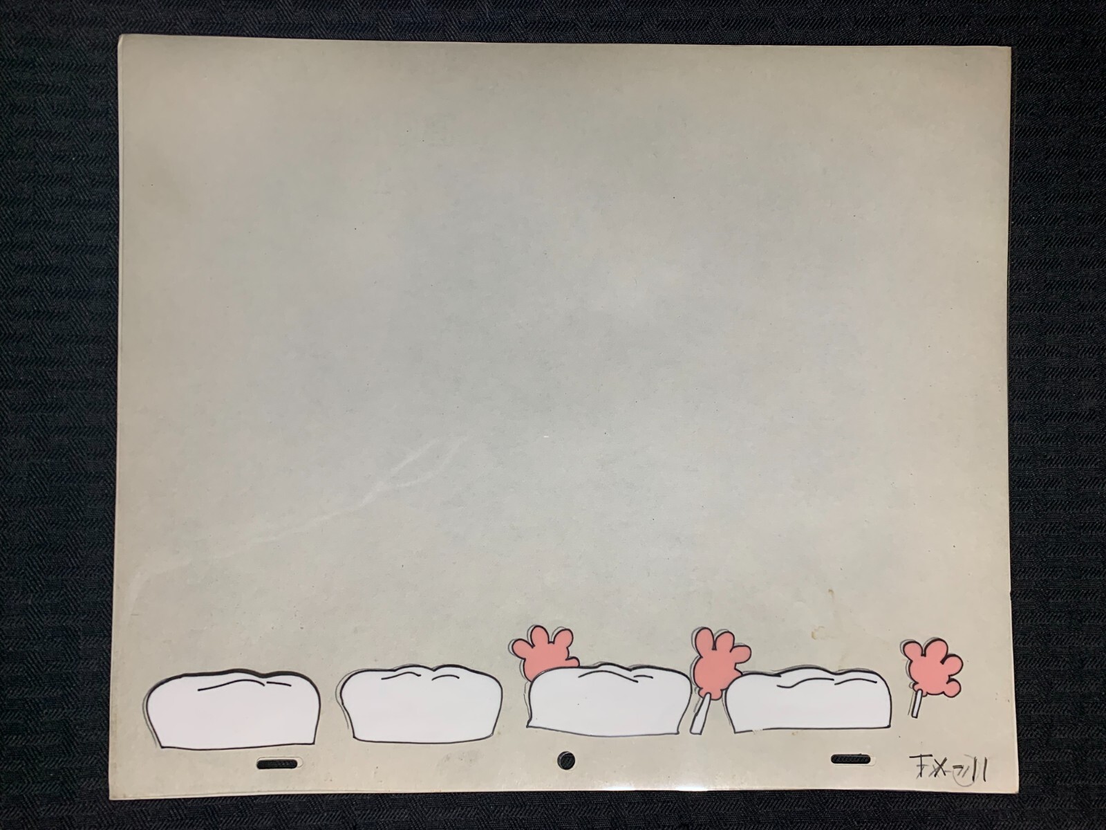 TOOTHPASTE COMMERCIAL? 12.5x10.5" Animation Cel & Drawing - Dancing ...