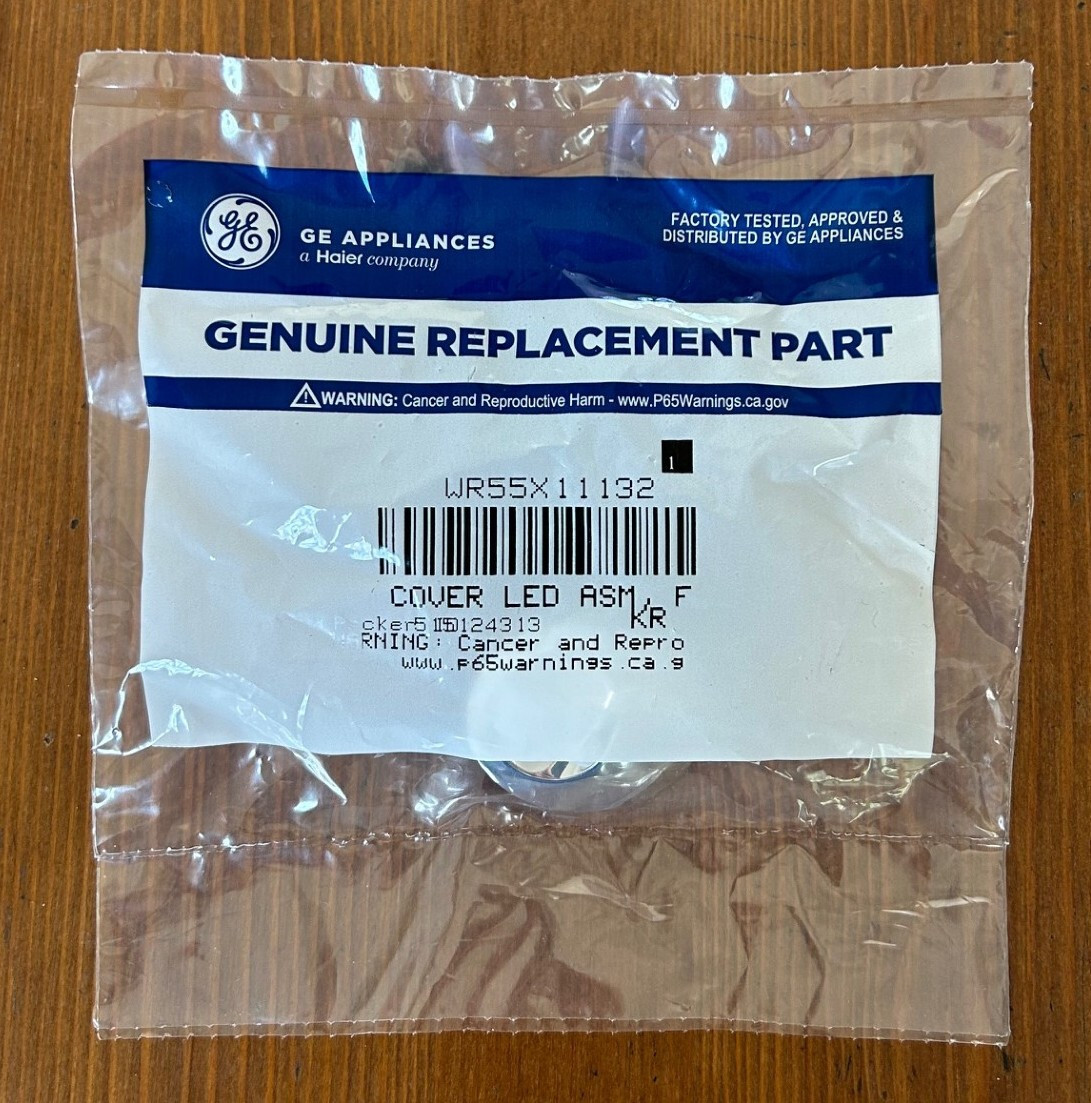 GENUINE GE WR55X11132 Refrigerator LED Light Lamp Assembly for sale ...