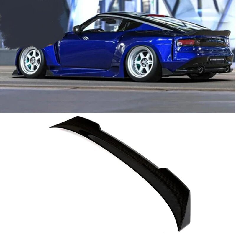 Real Carbon Rear Trunk Spoiler High kick Wing Lip For Nissan Z 400Z ...