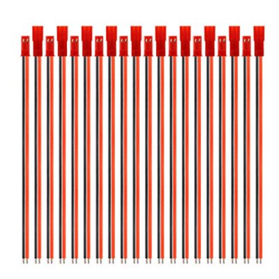 20 Gauge Silicone JST Connector, 5.9 inch 2 Pin Male Female JST RCY ...