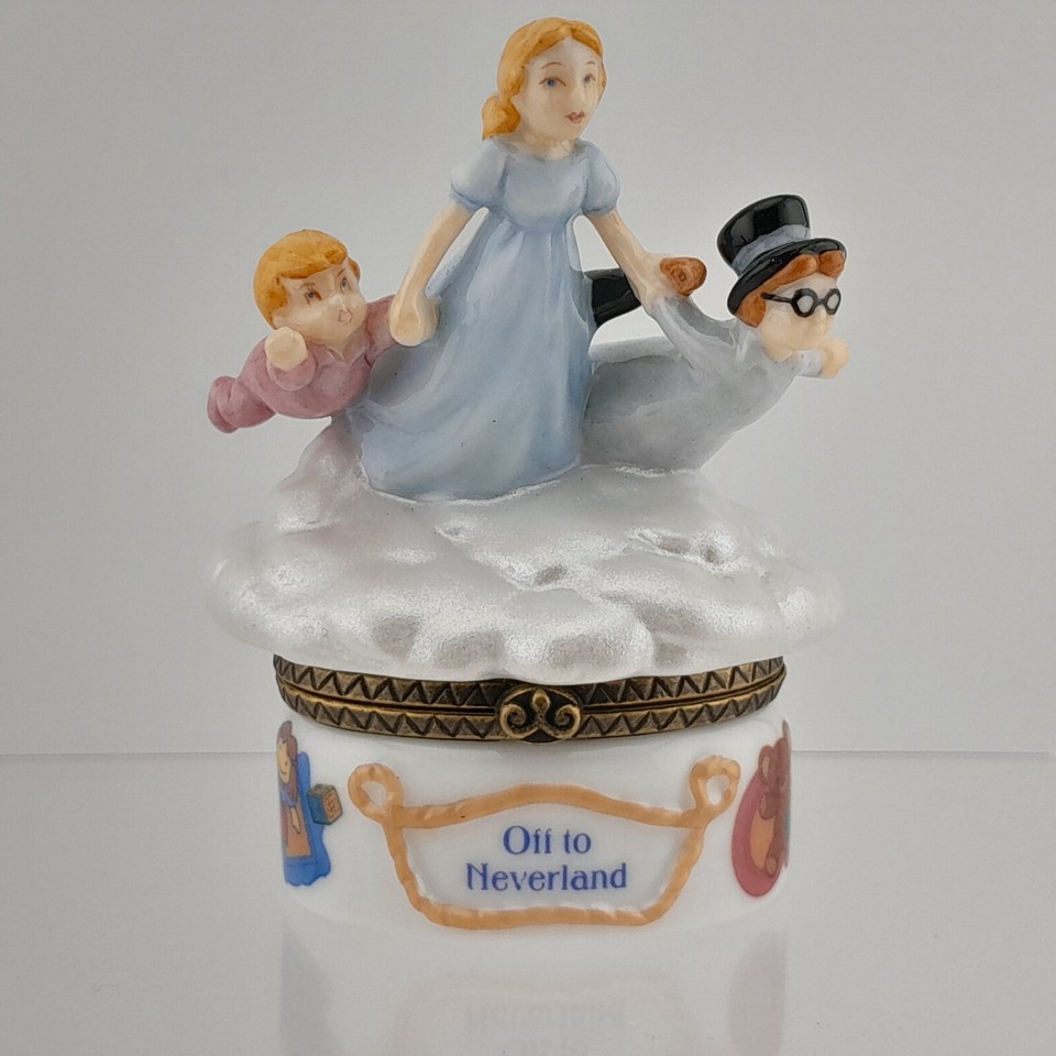 PHB Disney Trinket Box Captain Hook Peter Pan Off to Neverland | eBay