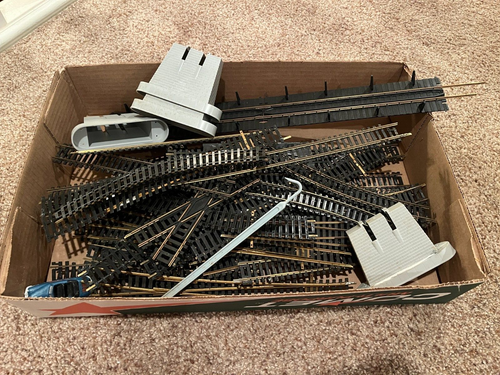 VINTAGE Model Railroad Train Track Pieces Parts Lot | eBay