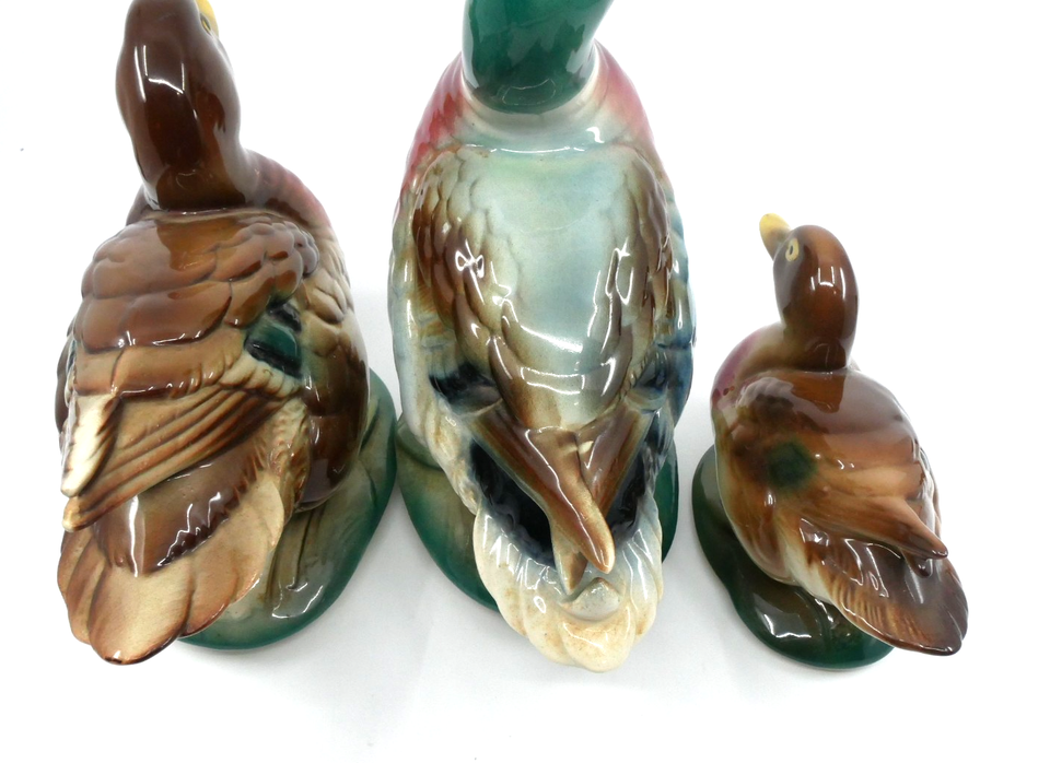 VTG Anthony D. Priolo Mallard Drake & Hen (2 Hens) Duck Set USA Ceramic ...