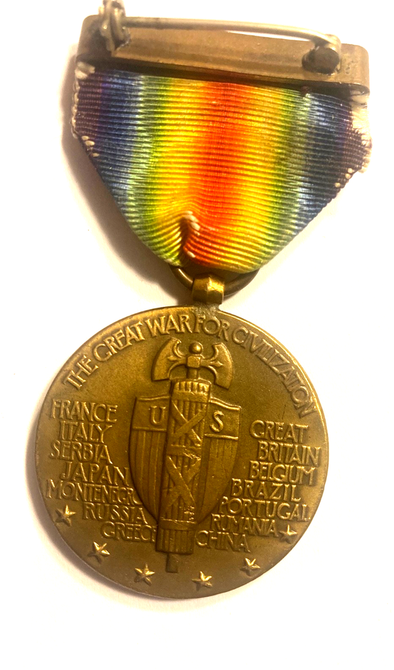 U.S. WW1 Victory Medal the Great War for Civilization | eBay UK