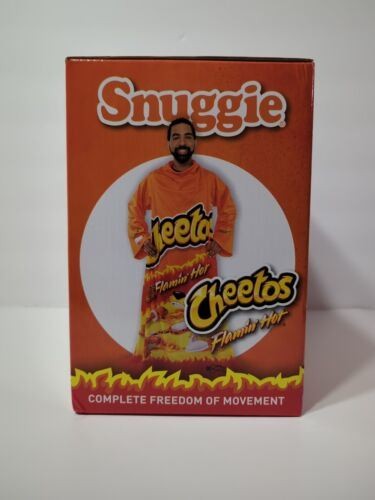 Snuggie Flaming Hot Cheetos Wearable Super Soft Fleece Blanket with ...