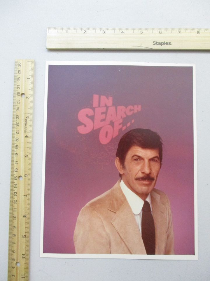 PRESS PROMO PHOTO TV SHOW DOCUMENTARY IN SEARCH OF LEONARD NIMOY COLOR ...
