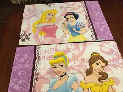 DISNEY PRINCESSES PILLOW CASE Nice Condition | eBay