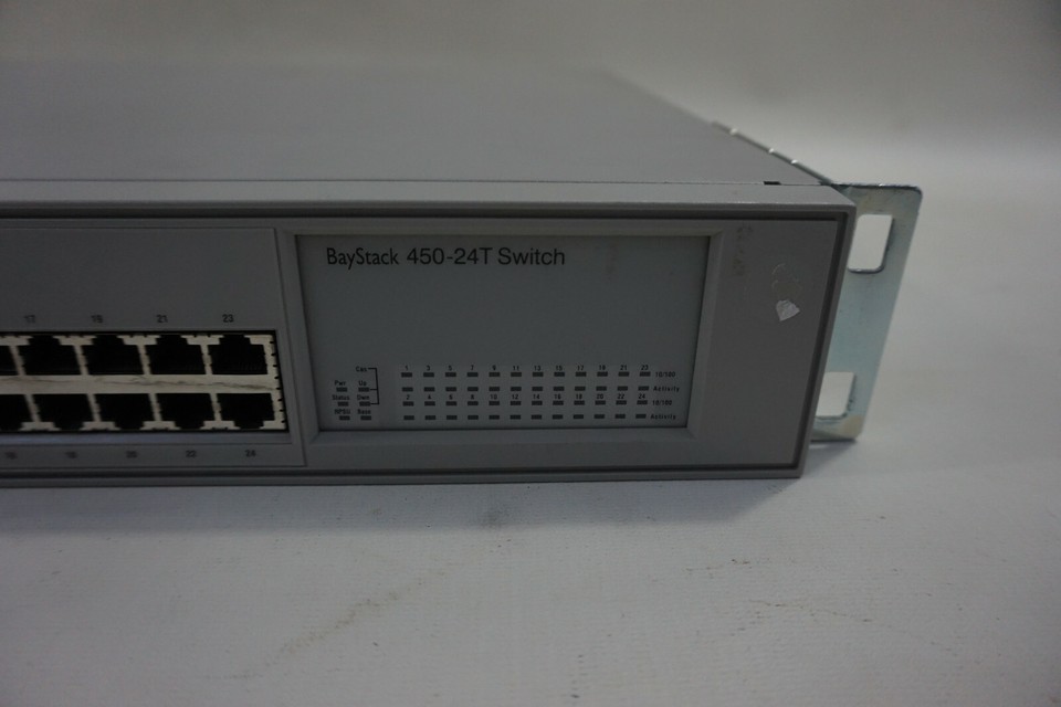 Nortel Networks Bay Stack 450-24T 24-Port 10/100 Ethernet Switch | eBay