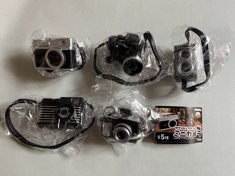 Sound Flash Mini Camera Capsule Toy 5 Types Complete Set Gacha New ...