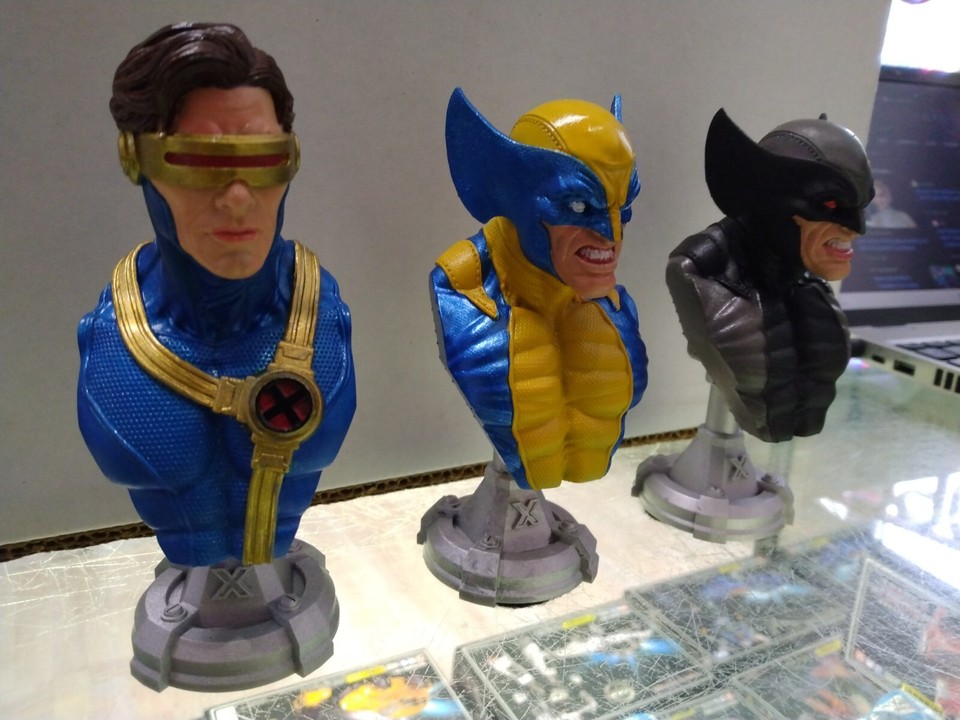 Single Mini X-Men Bust 3d Printed Your Pick (Will custom Paint On ...