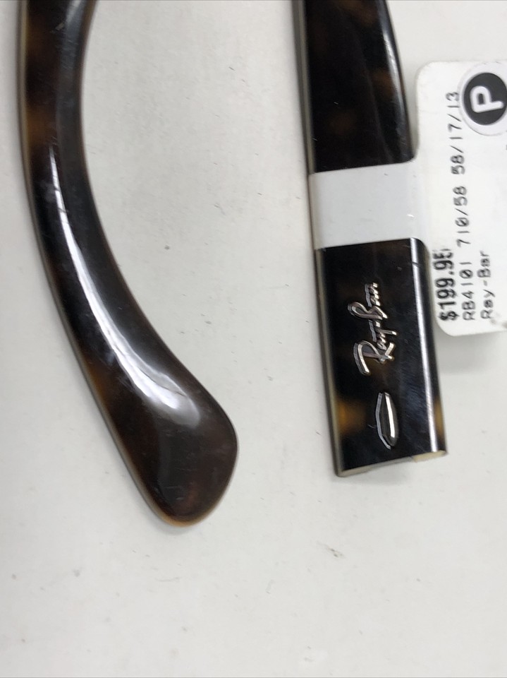 RAY BAN RB4101 TEMPLE ARM PART REPLACEMENT JACKIE OHH 710/58 TORTOISE ...