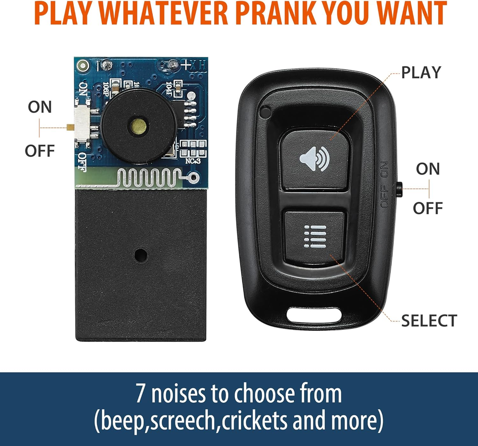 Cricket Noise Maker Prank with Remote Control,Hidden Prank Noise Maker ...