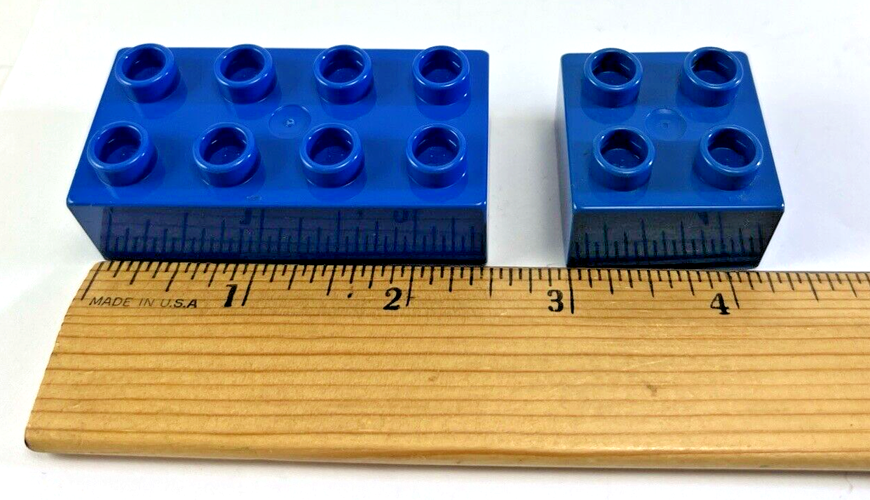 LEGO DUPLO Building Blocks Bulk BLUE Mixed Size Lot STEM Toy Gift | eBay