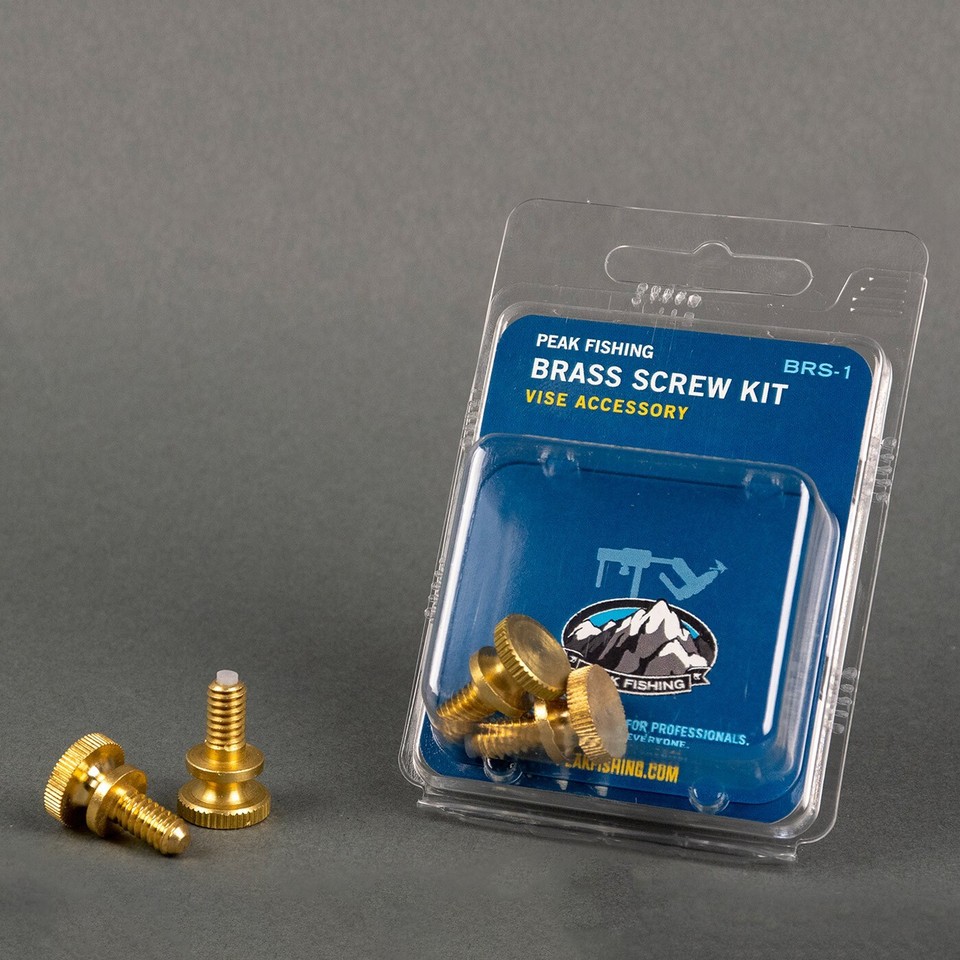 PEAK BRASS SCREW KIT - Fly Tying Rotary Vise Upgrade - 2 Screws Per ...