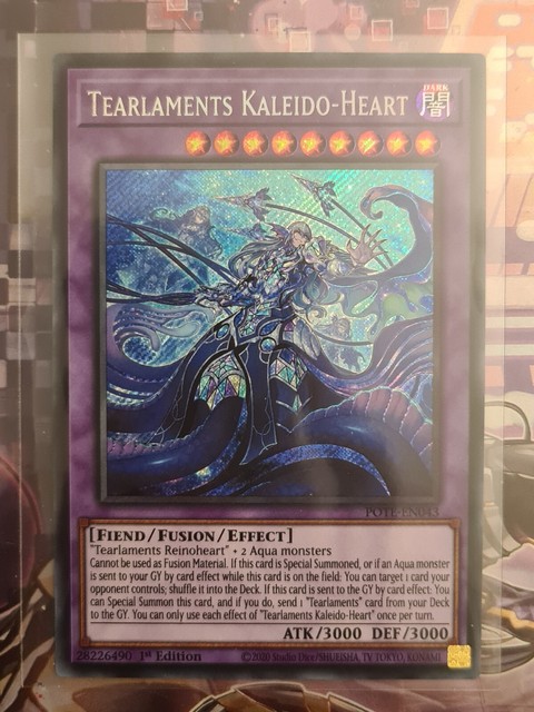 Yu-Gi-Oh! TCG Tearlaments Kaleido-Heart Power of the Elements POTE ...