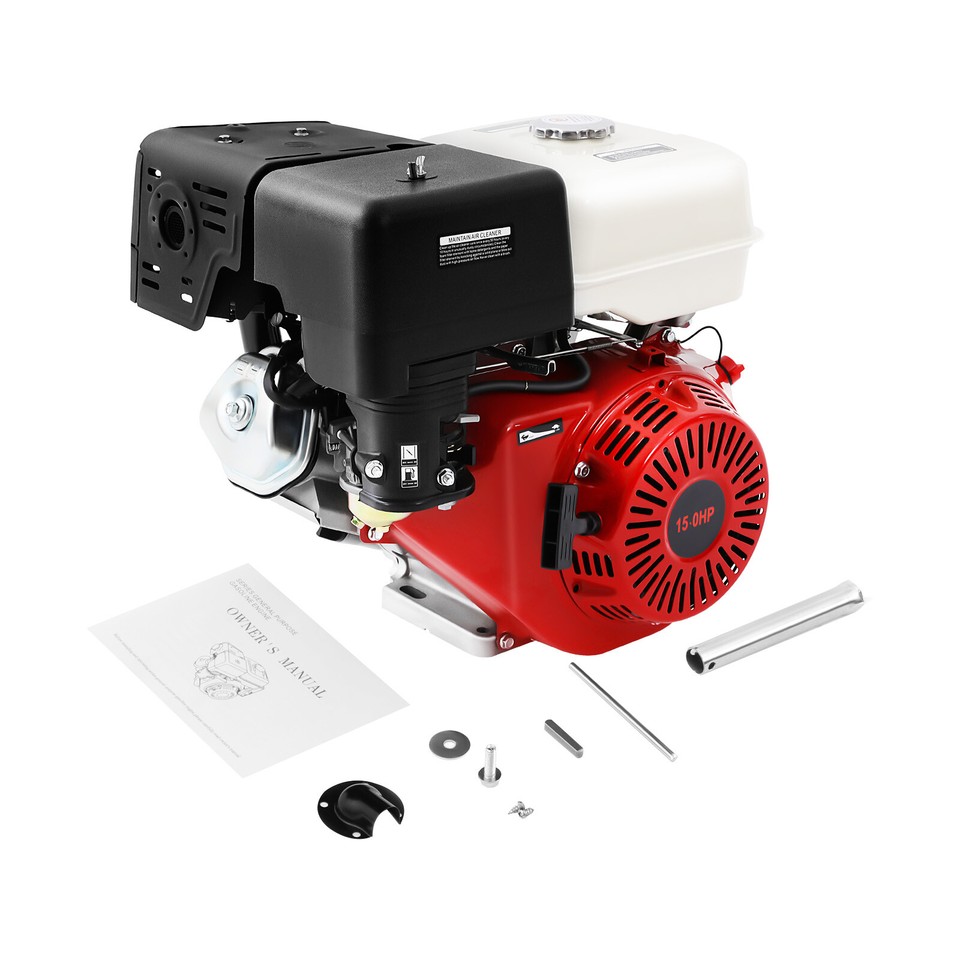 4-Stroke Engine 15HP 420CC OHV Horizontal Petrol Engine Go Kart Motor ...