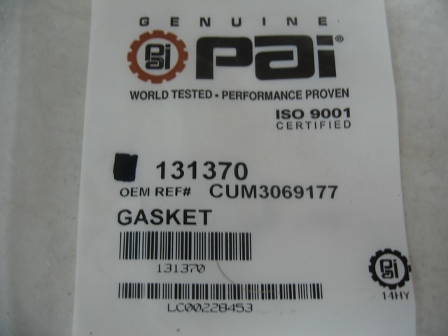 Turbo Mounting Gasket for Cummins N14 & 855. PAI # 131370 Ref ...